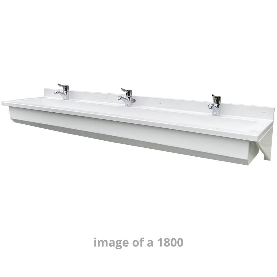 Gentworks GRP Wash Trough with Tap Deck