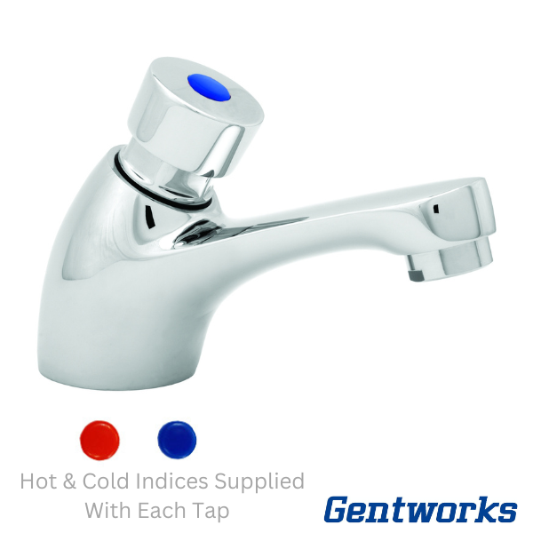 Gentworks - Self Closing Timed-Flow Basin Tap
