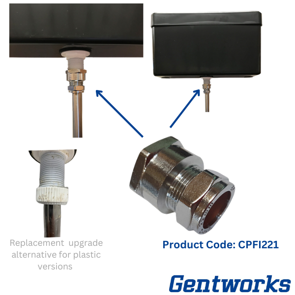 Urinal Down Pipe to Auto Cistern Connector