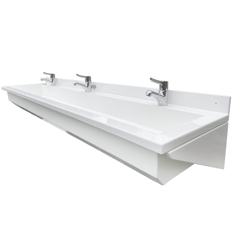 Gentworks GRP Wash Trough with Tap Deck