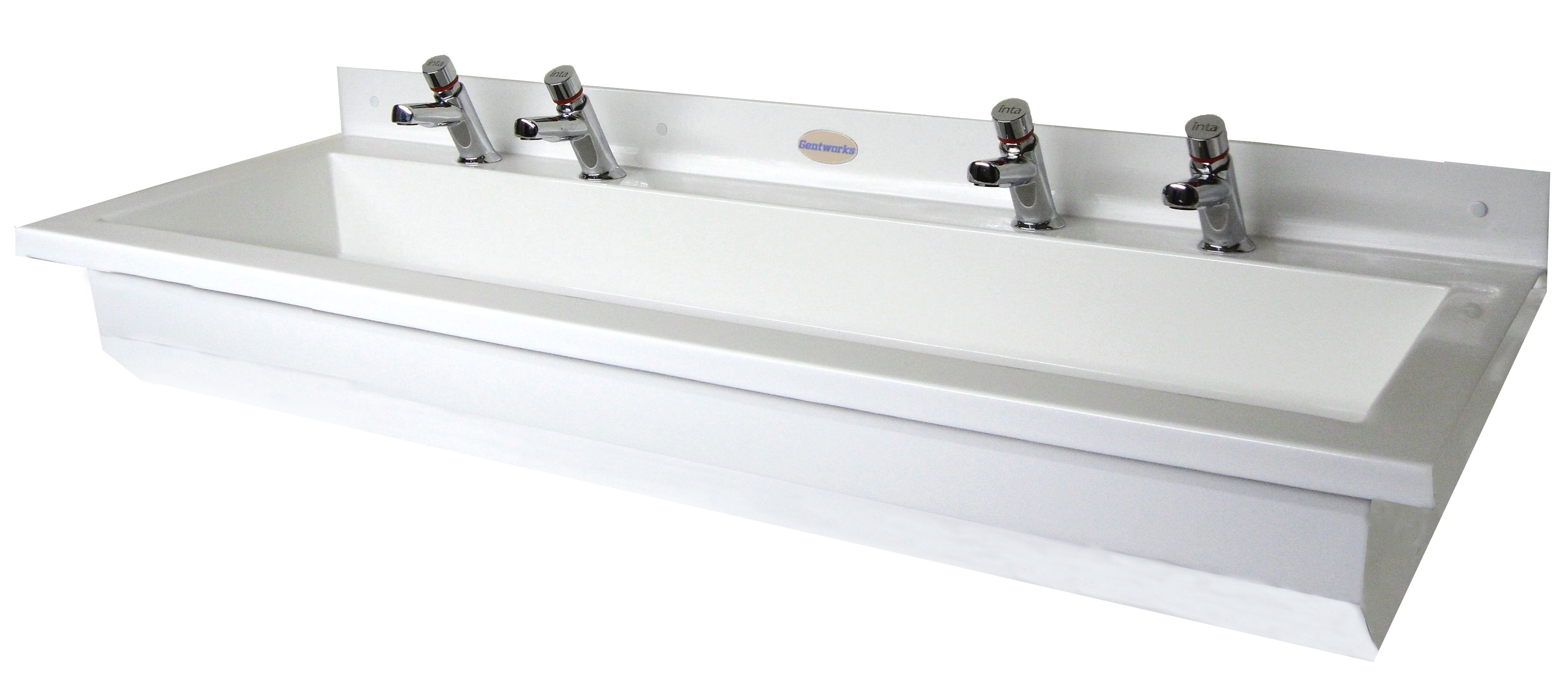 Gentworks GRP Wash Trough with Tap Deck