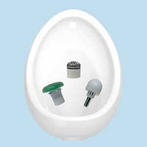 Exposed Urinal Suitable for Retrofit Waterless conversion Kits